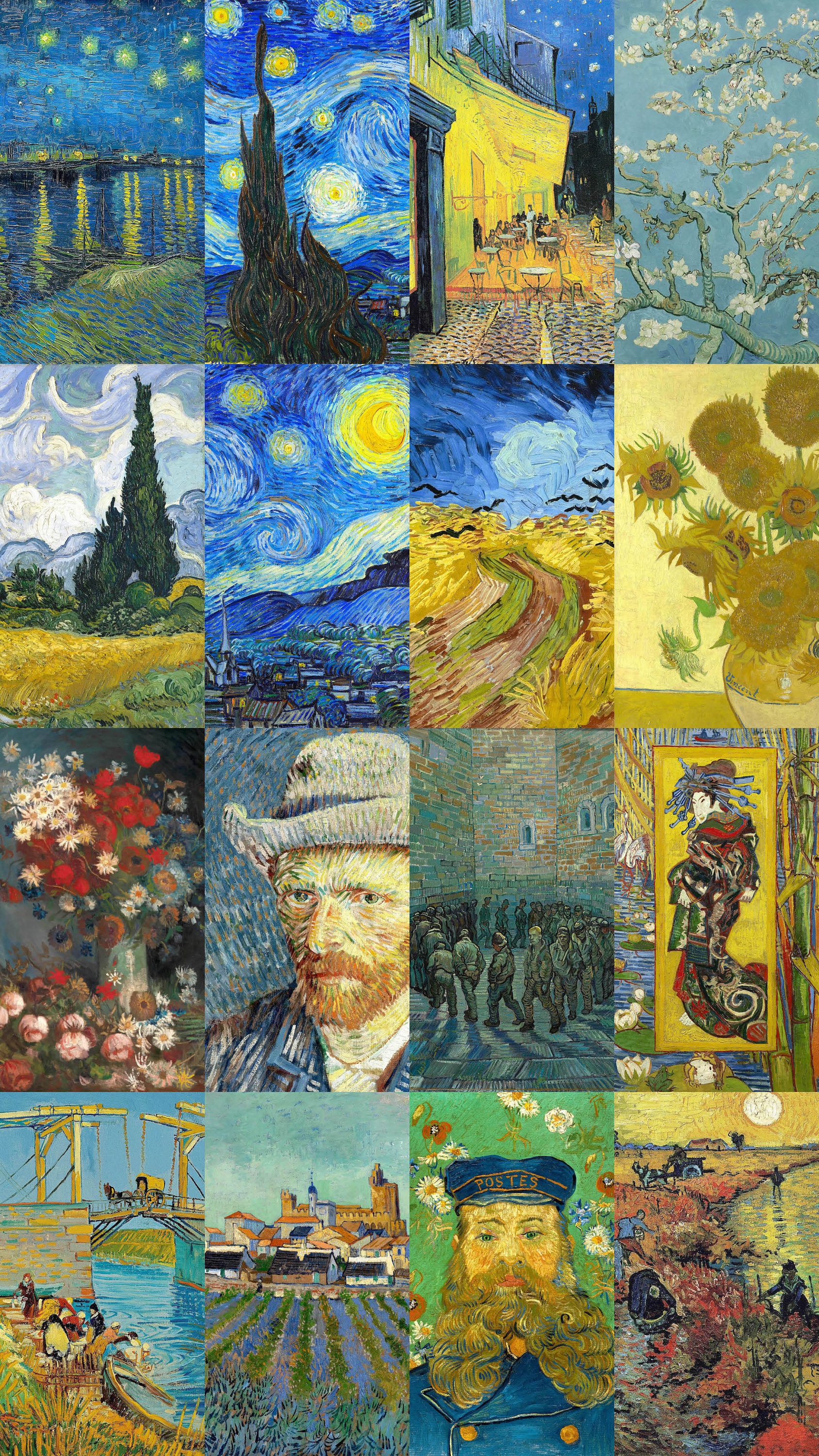 16 X Van Gogh Wallpapers for iPhone and Android | Instant Digital ...