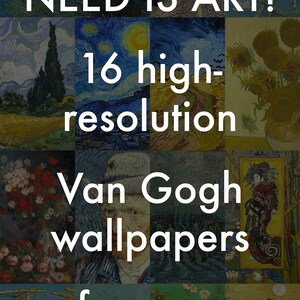 16 X Van Gogh Wallpapers for iPhone and Android | Instant Digital ...