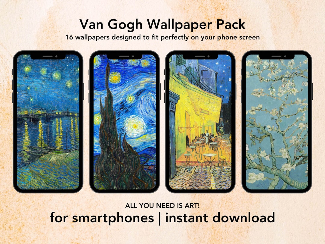 16 X Van Gogh Wallpapers for iPhone and Android | Instant Digital ...
