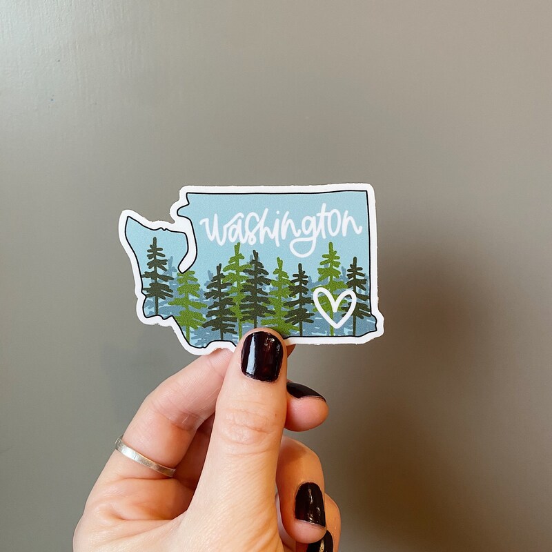 Washington Sticker - Etsy
