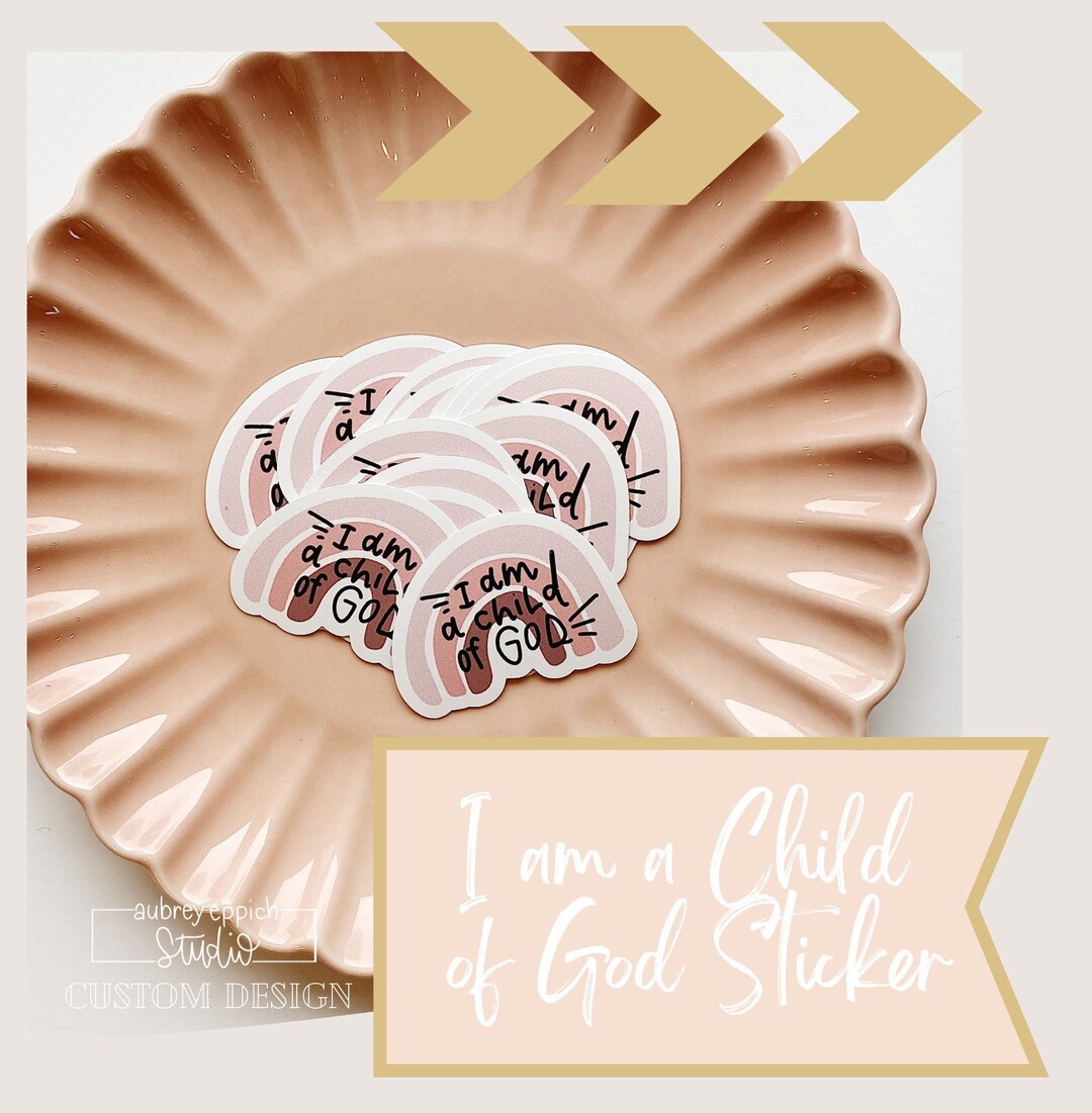 Rainbow Child of God Sticker | Missionary Gifts | Youth Church Group ...
