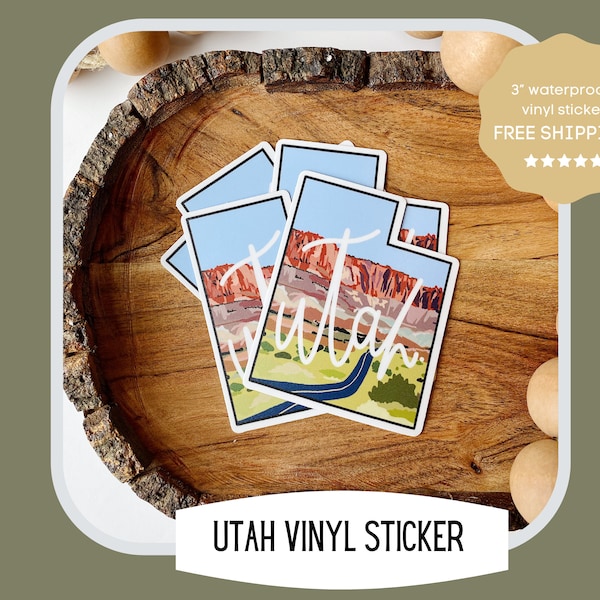 Utah State Decal - Etsy