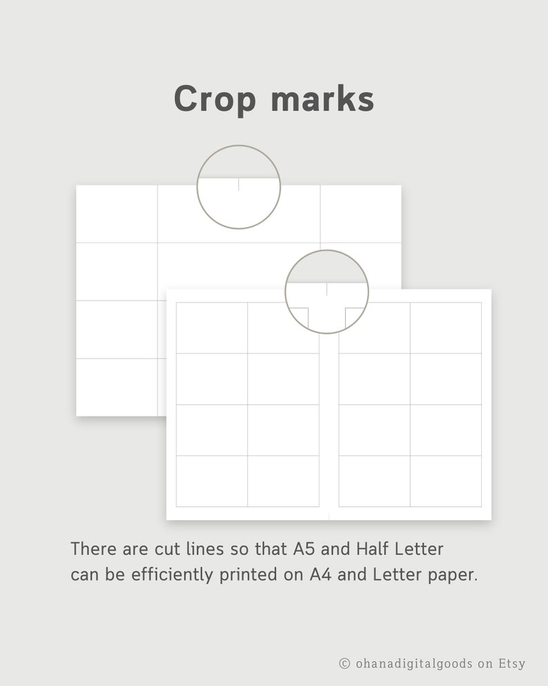 Split Page Note Paper | 10 Types | Idea Brainstorming Note | Printable ...