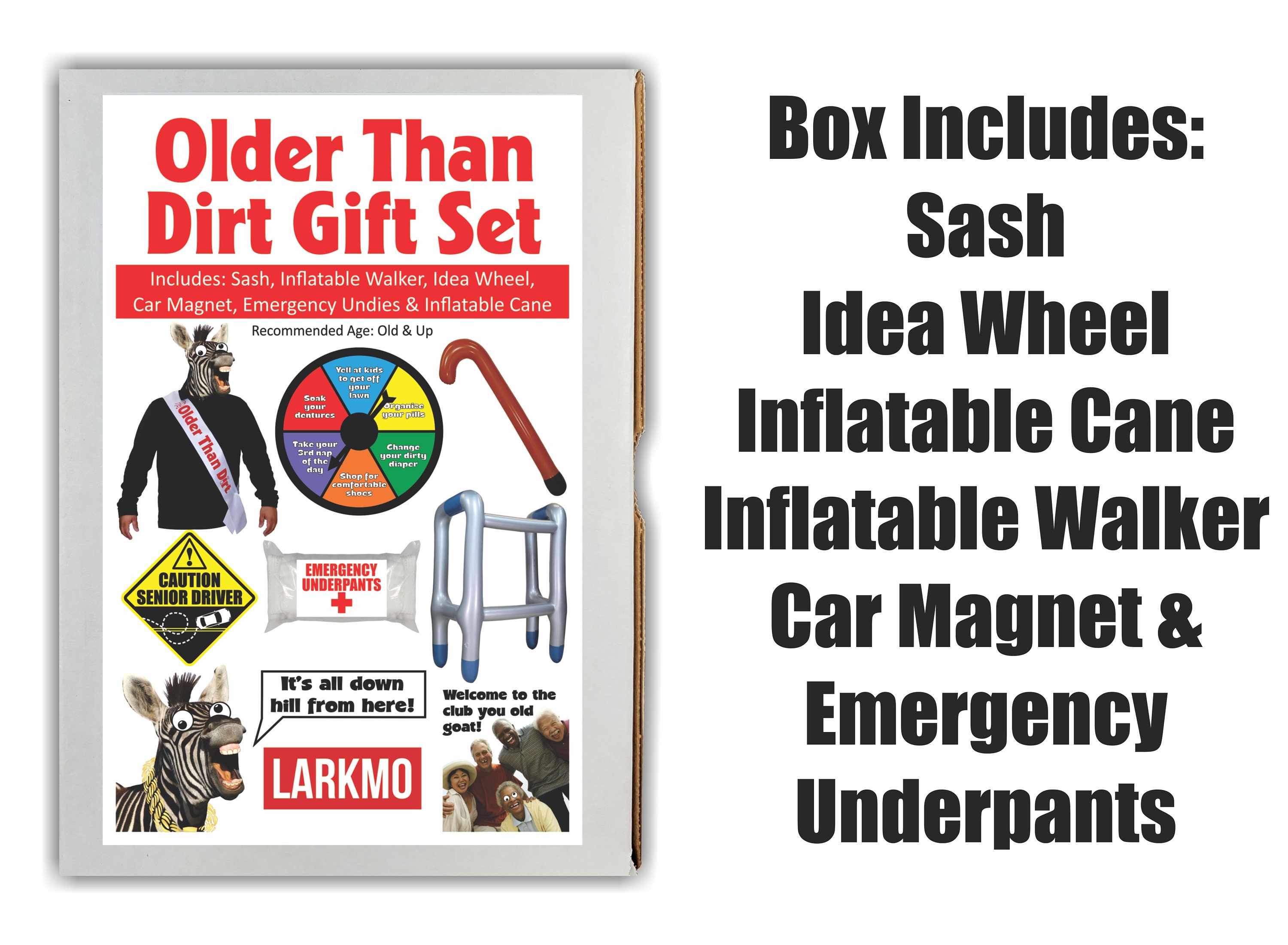 Funny Prank Gag Gift Set Kit for Dad, Mom, Grandma, Grandpa, Men Over ...