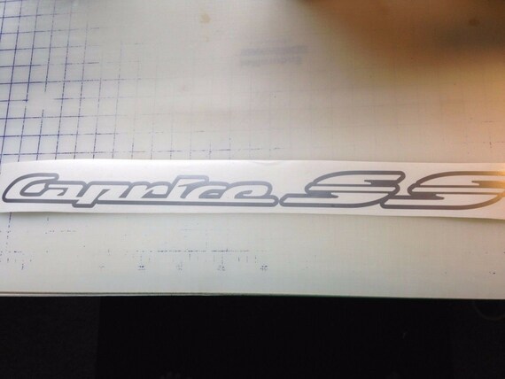 91 92 93 94 95 96 Caprice SS OUTLINED Side Script Air Dam - Etsy