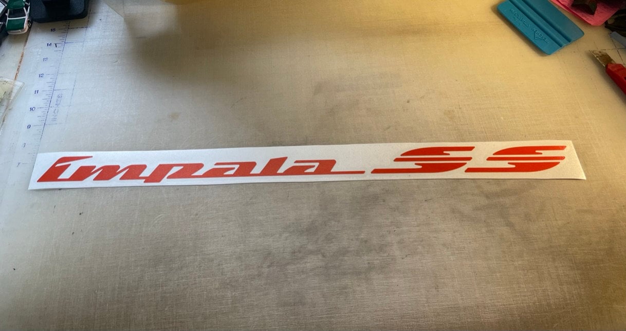 Impala Ss Decal