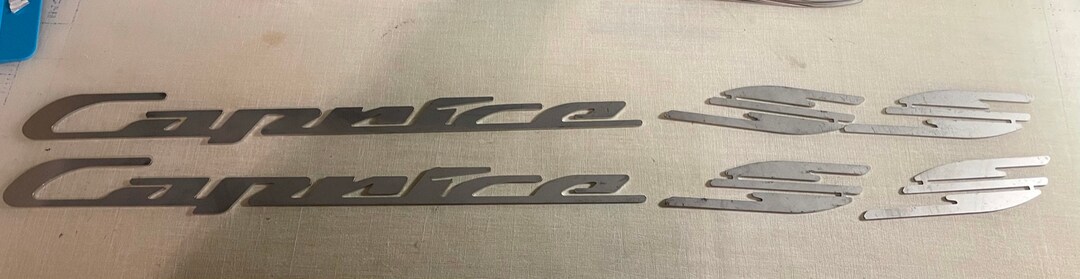 91 92 93 94 95 96 Caprice SS Stainless Steel Bare Metal Side Script ...
