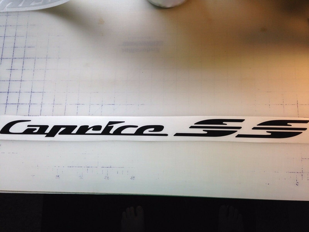 91 92 93 94 95 96 Caprice SS Side Script Air Dam Decal Plain - Etsy