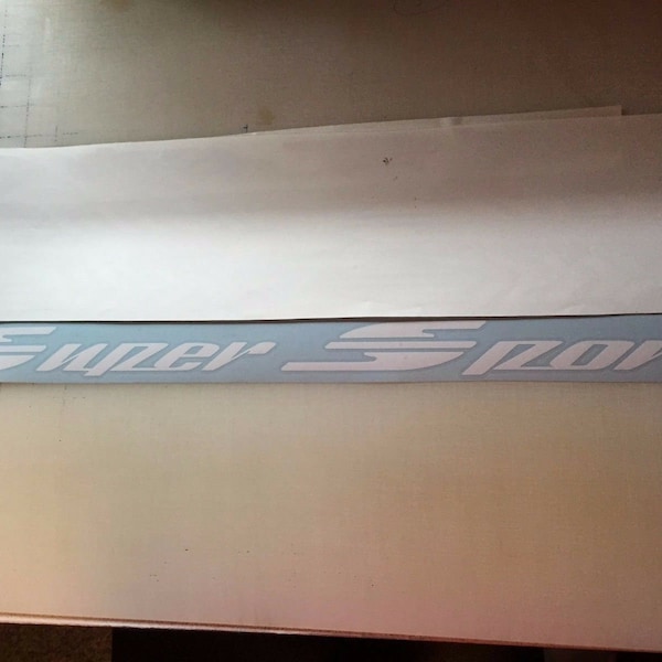 Super Sport Decal - Etsy