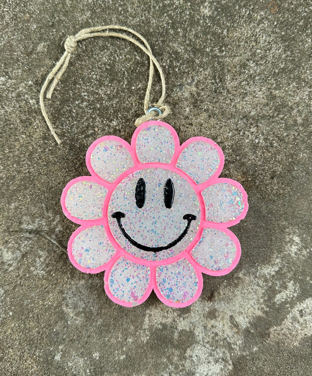 Smiley Flower Freshy, Flower Smile Car Freshie - Etsy
