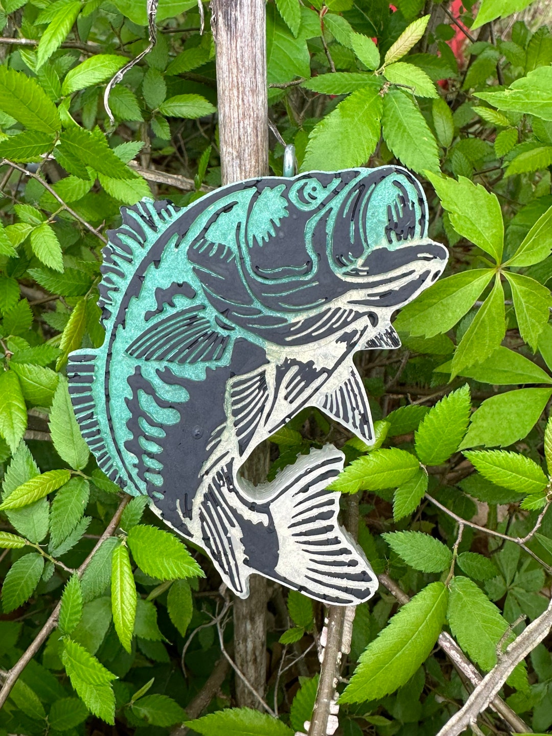 Bass Fish Car Freshener, Fishing Air Freshener - Etsy