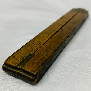 Stanley Rule & Level Company - Boxwood Folding Ruler With Brass Ends - Etsy