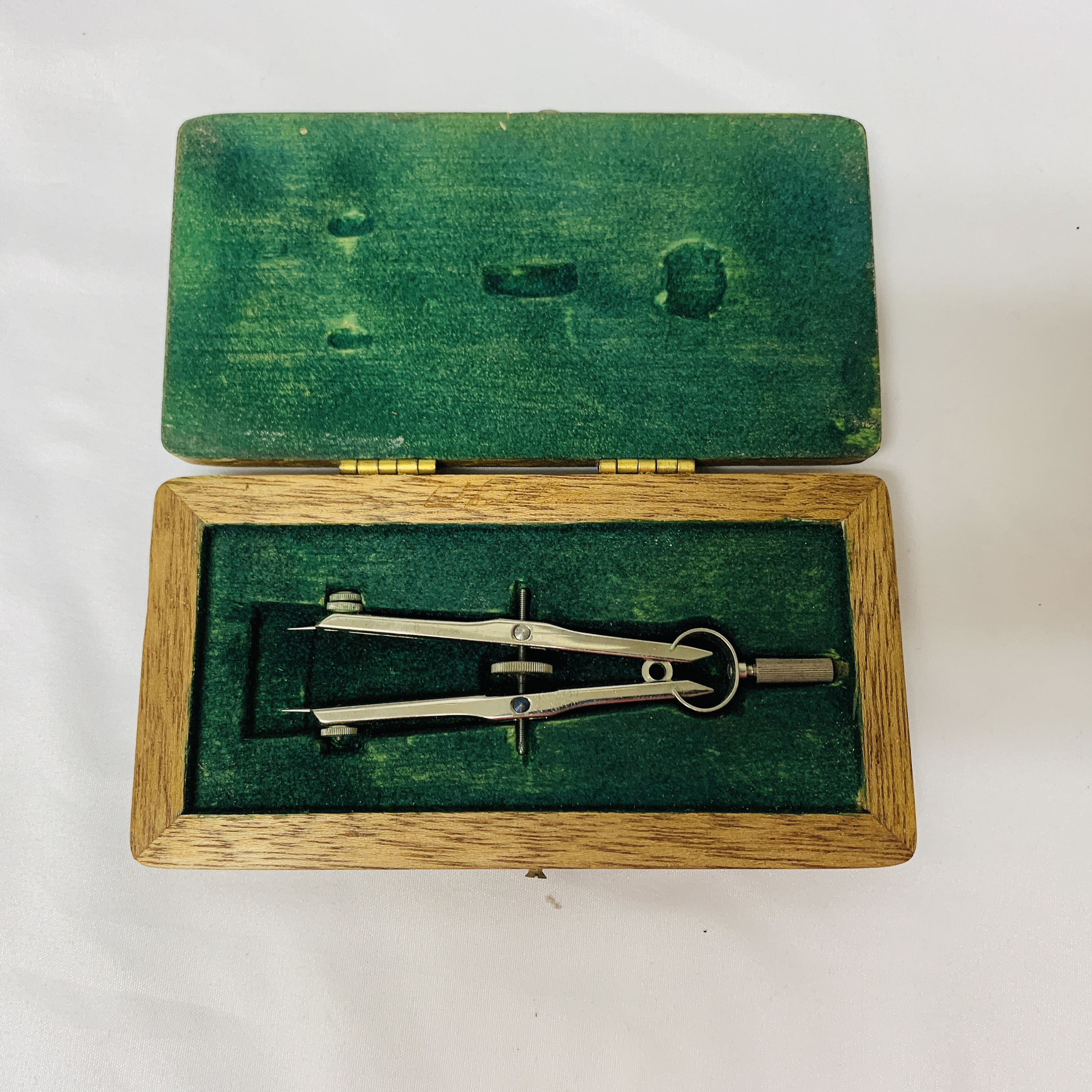 Vintage Alvin Co. Compass in Wooden Case - Etsy