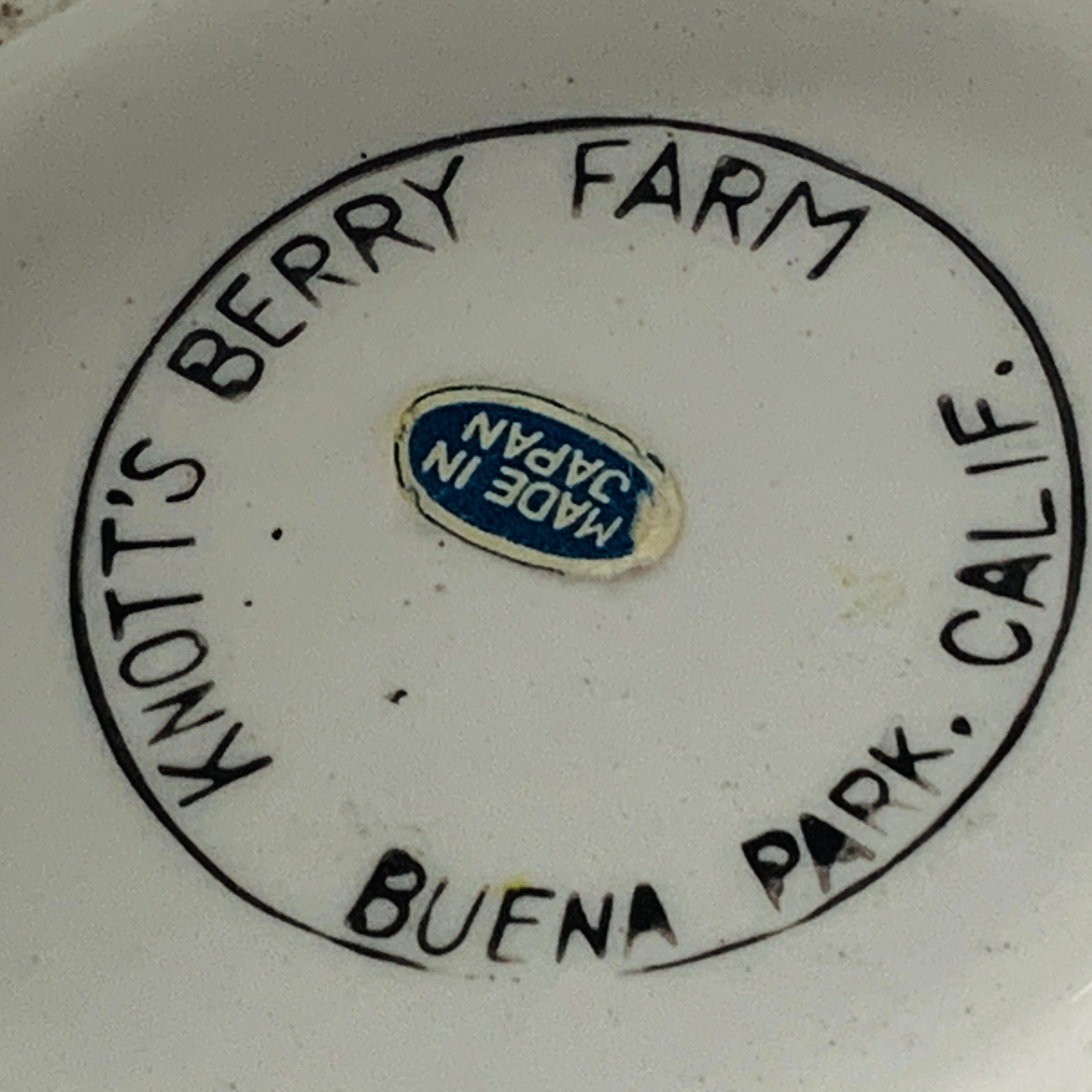 Vintage Knotts Berry Farm Ceramic Jam or Jelly Jar With Lid - Etsy