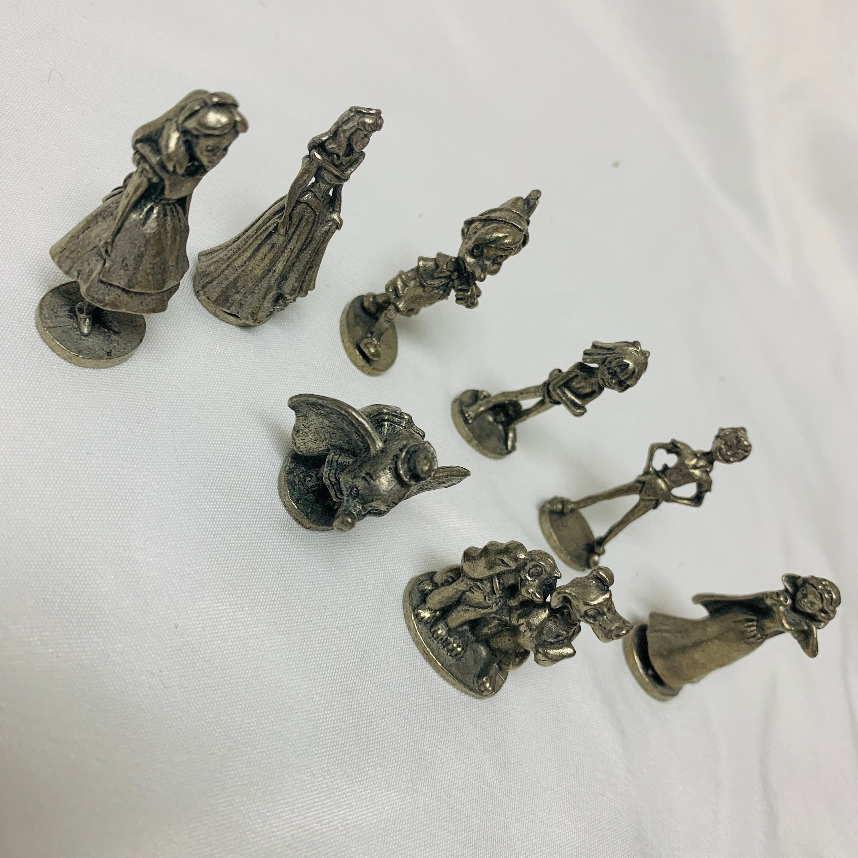 Disney Monopoly Board Game Pewter Tokens all 8 Pieces - Etsy