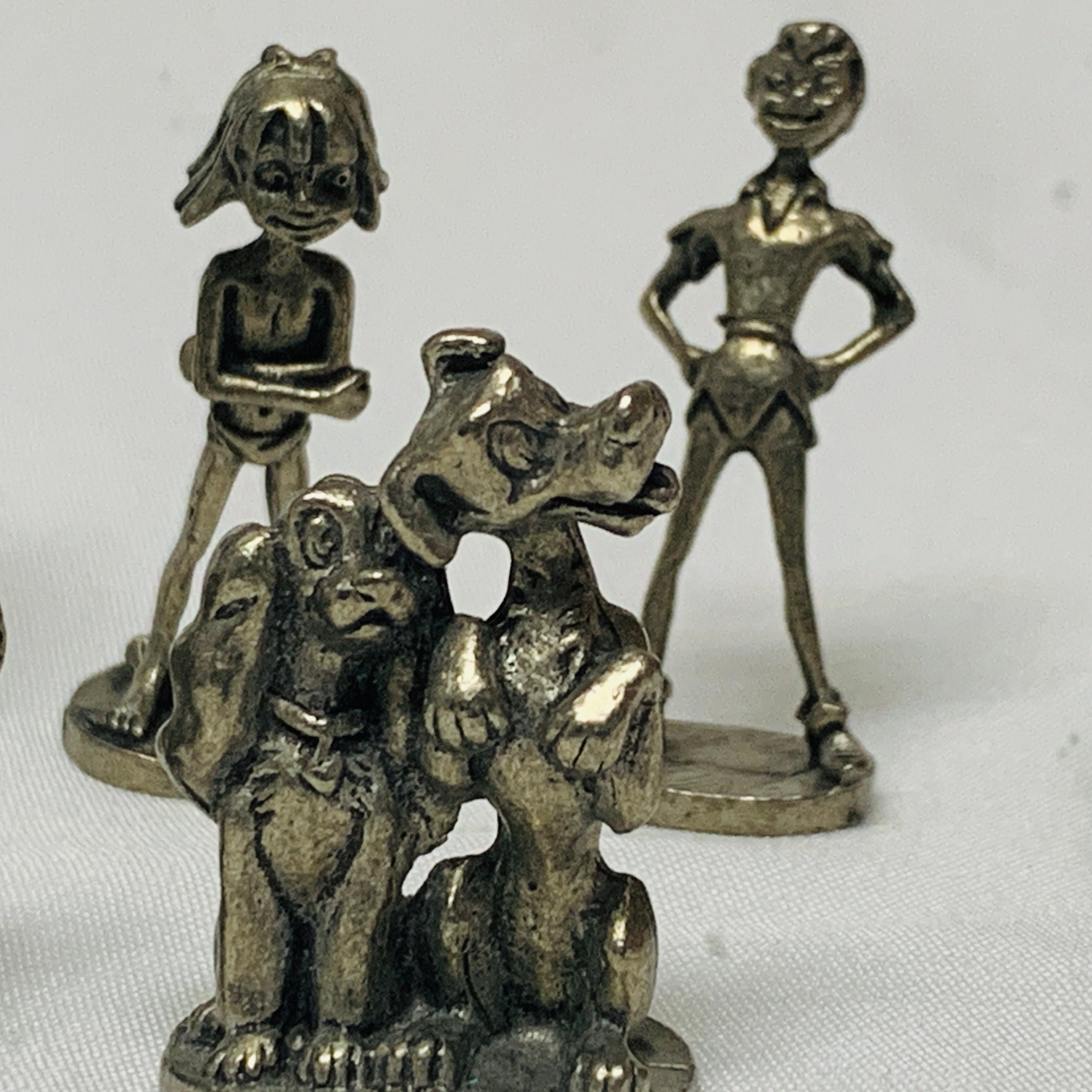 Disney Monopoly Board Game Pewter Tokens all 8 Pieces - Etsy