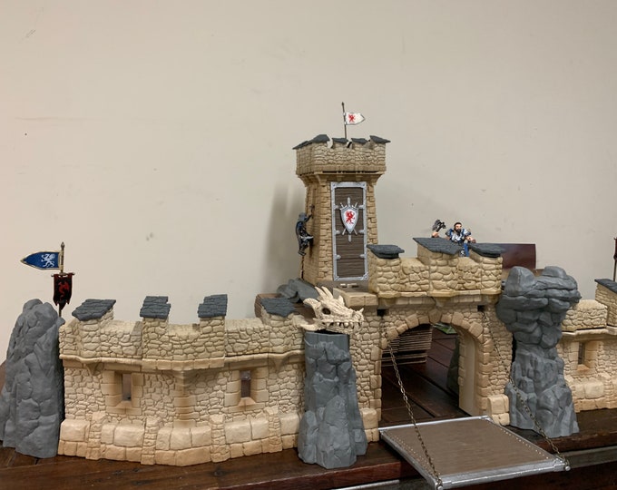 Schleich - Big Knights Castle Miniature Set 42102 (incomplete, Open Box ...