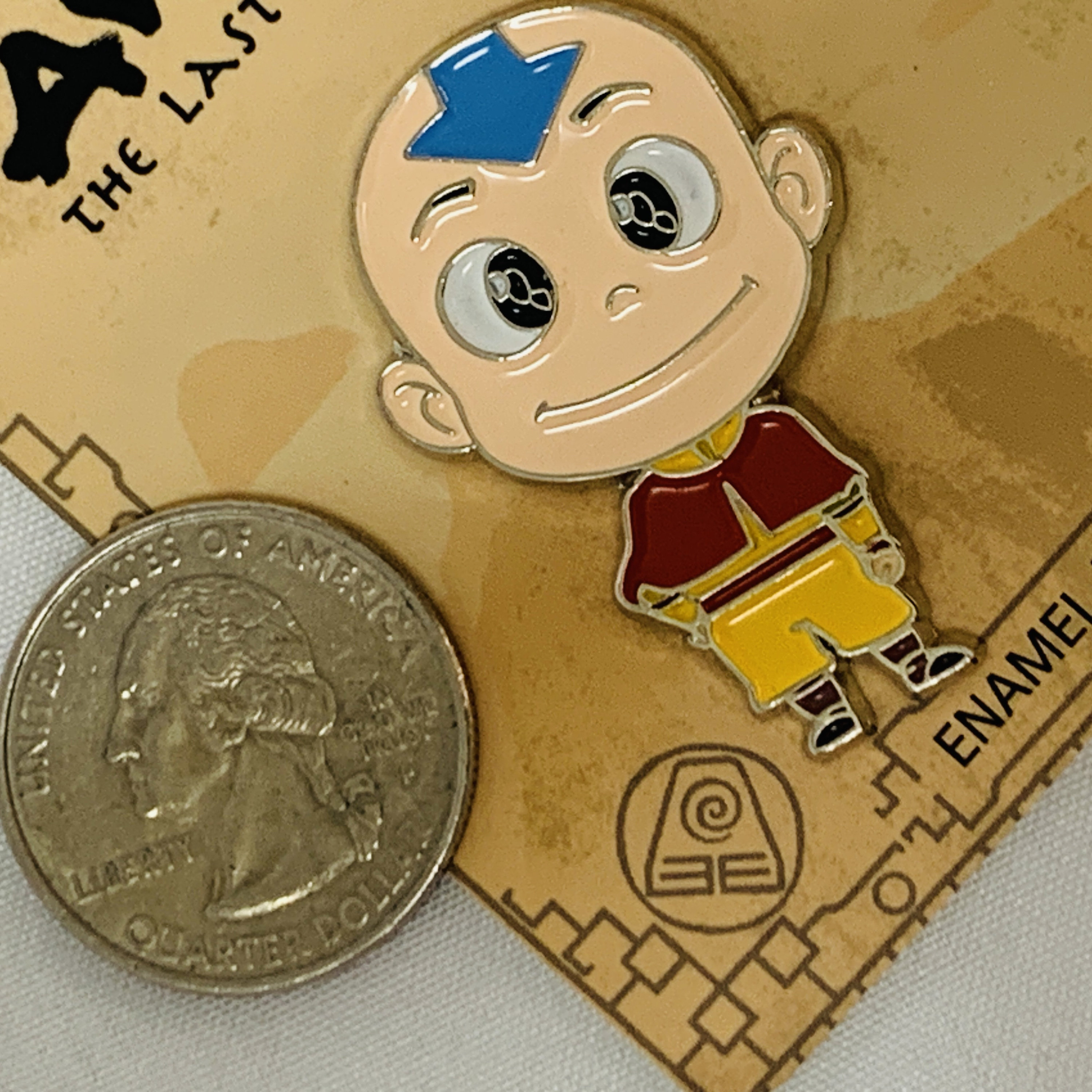 Nickelodeon Avatar Enamel Pin Aang the Last Airbender - Etsy
