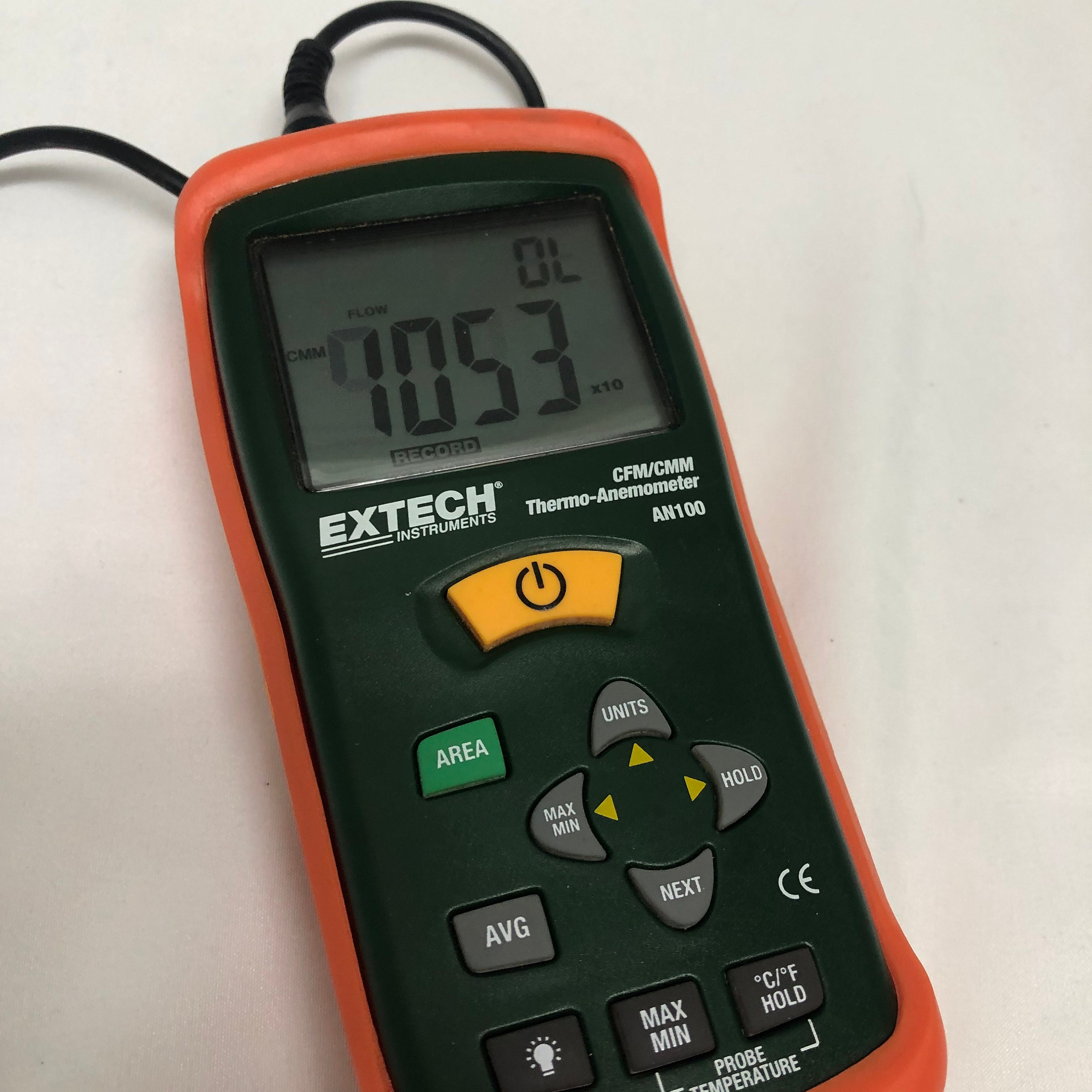 Extech Instruments CFM/CMM Thermo-Anenometer AN100 with Vane | Etsy