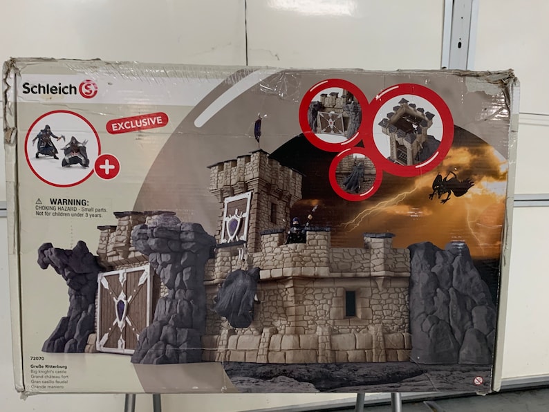 Schleich Big Knights Castle Miniature Set 42102 incomplete - Etsy