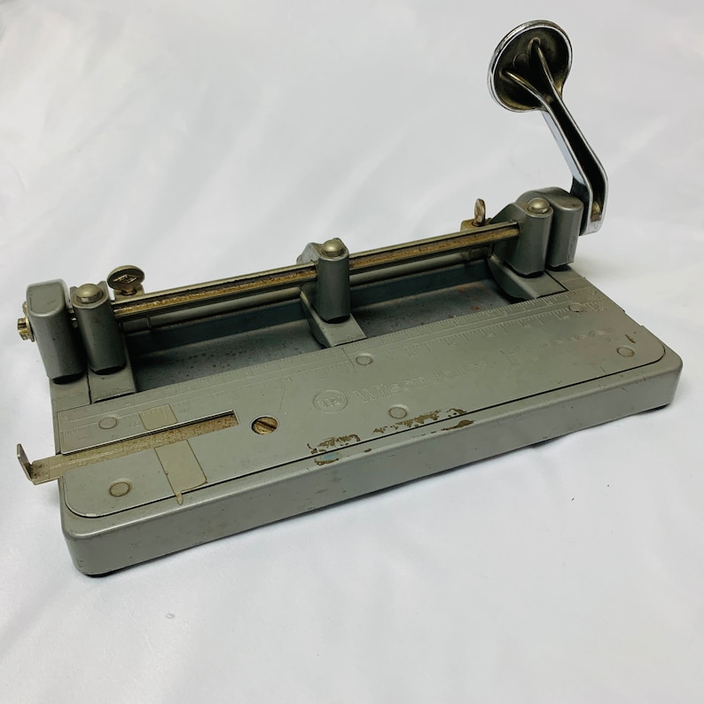 Wilson Jones Hummer Vintage 3 Hole Punch STD Steel - Etsy