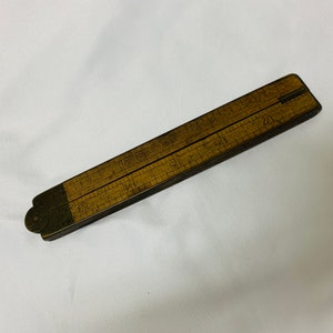 Stanley Rule & Level Company - Boxwood Folding Ruler With Brass Ends - Etsy