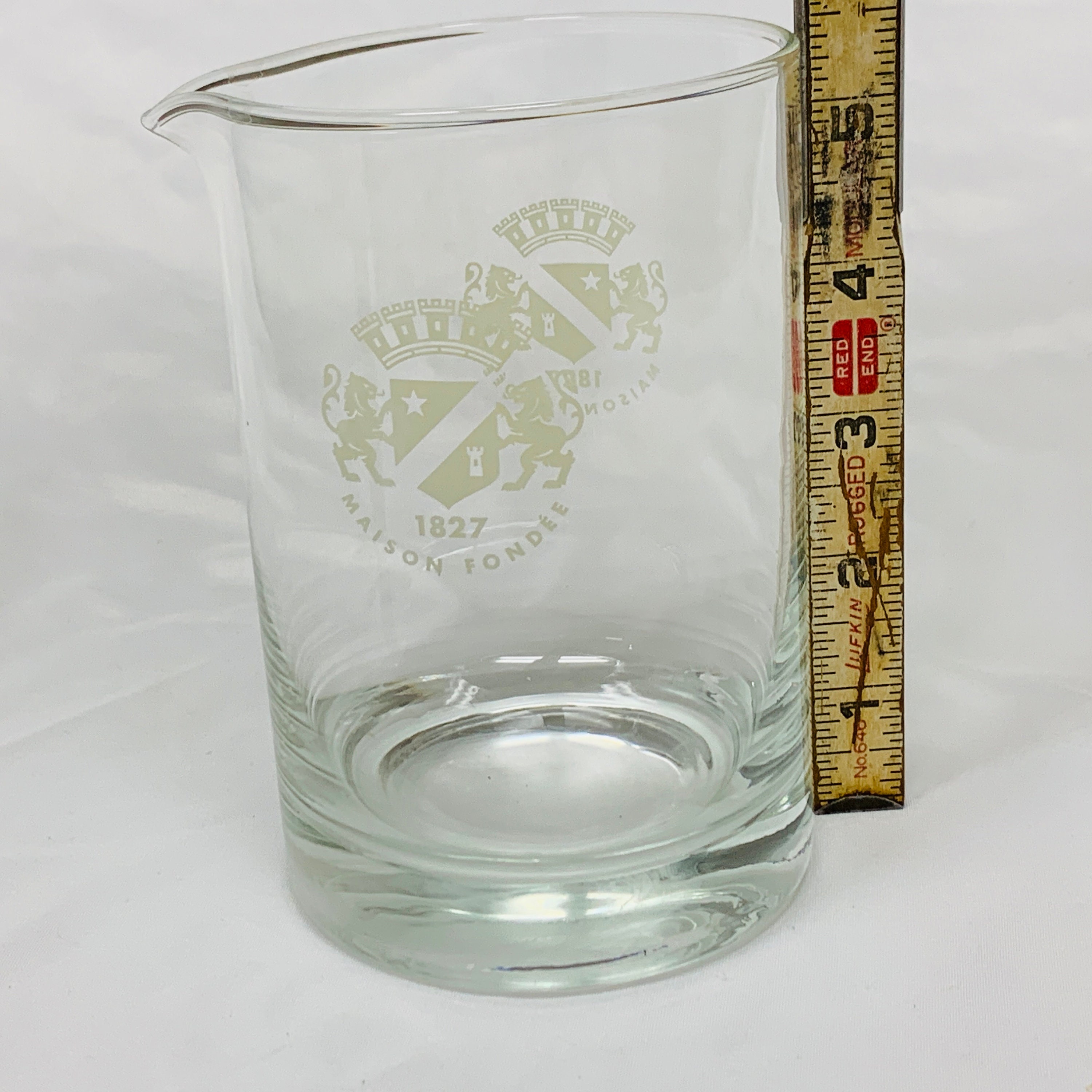 Collectible Glass Art & Collectibles 1827 Maison Fondee Glass Beaker ...