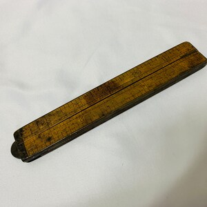 Stanley Rule & Level Company - Boxwood Folding Ruler With Brass Ends - Etsy