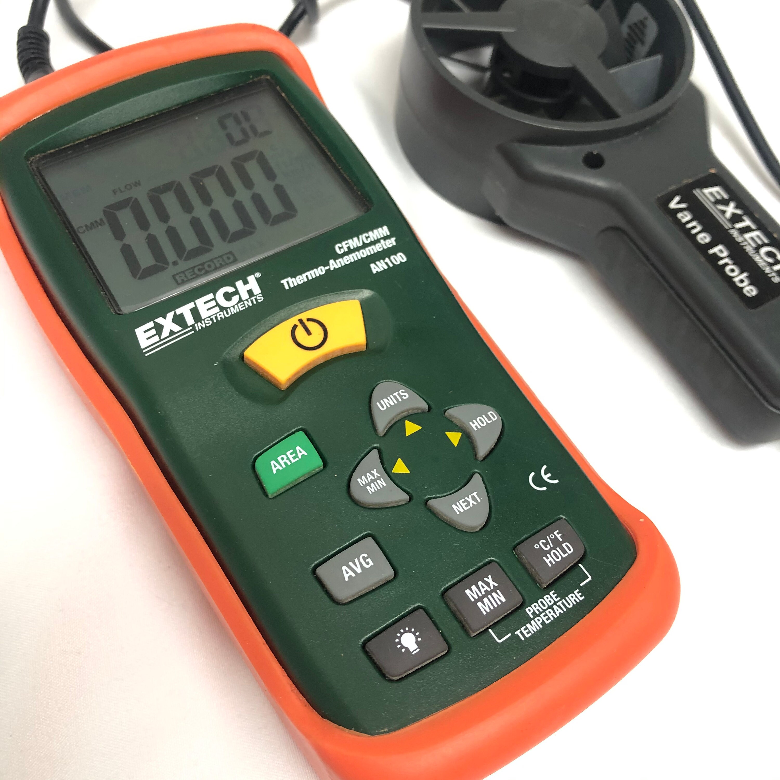 Extech Instruments CFM/CMM Thermo-Anenometer AN100 with Vane | Etsy