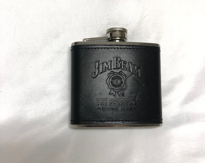 Jim Beam, the Bourbon - Hip Flask - Etsy