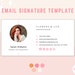 Flowers & Life Email Signature Template Canva Email Signature Template ...