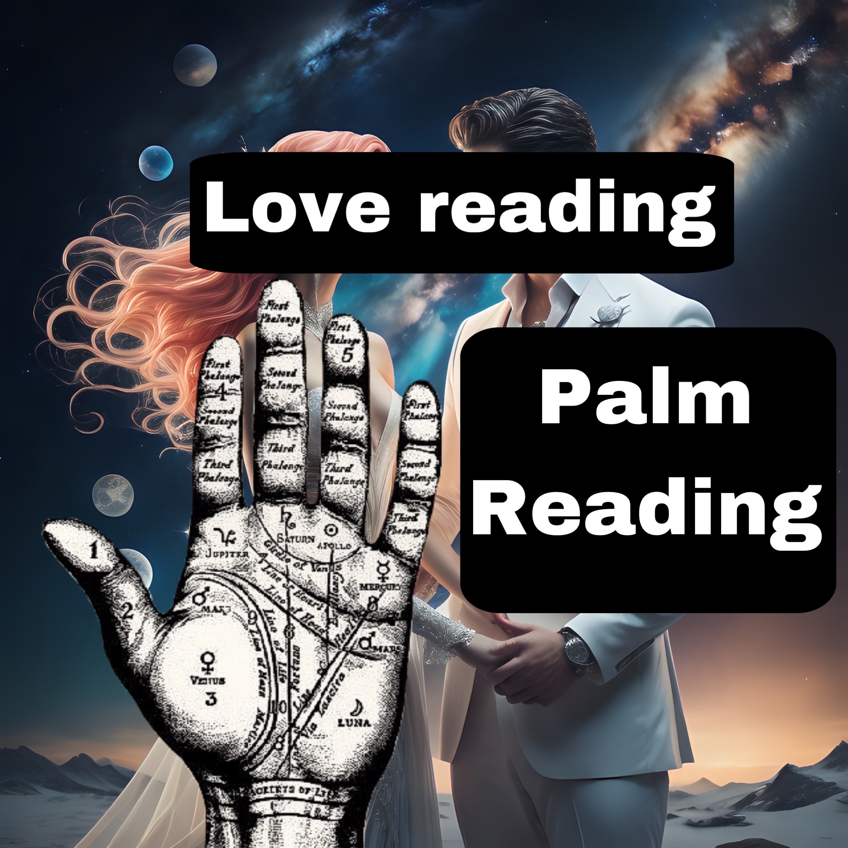 Palm Love Reading Palmistry Fast Long Response. - Etsy