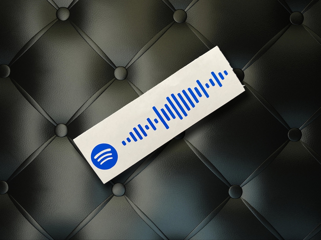 Custom Spotify Code Decal Sticker | Scan & Play Code | Car Window Decal ...
