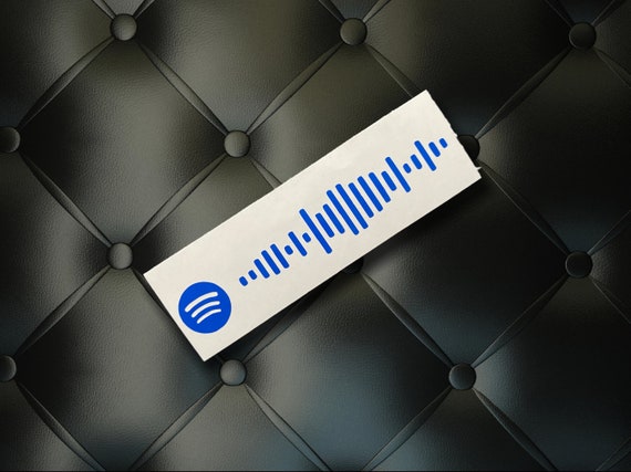 Custom Spotify Code Decal Sticker Scan & Play Code Car - Etsy