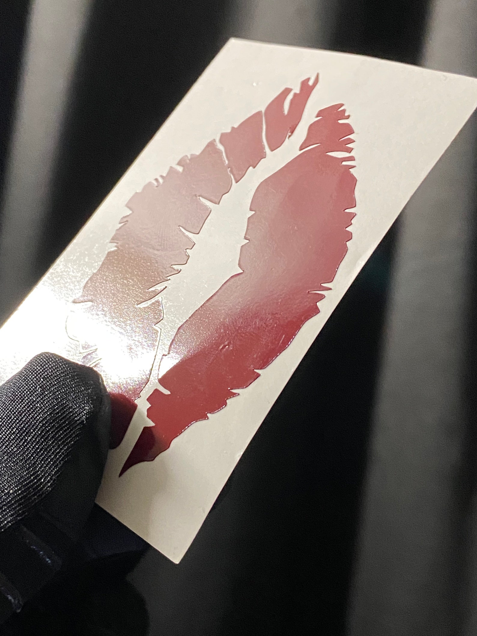 Lips Decal Sticker Kissing Lips Vinyl Decal Sticker Many - Etsy