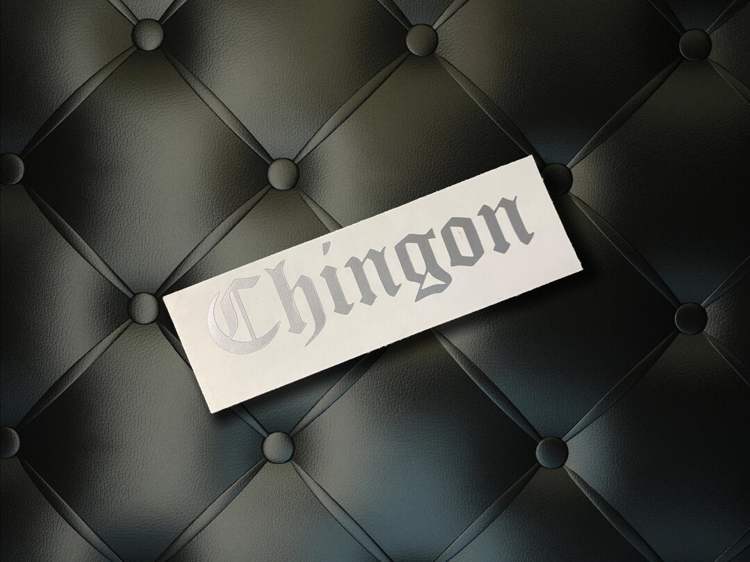 Chingon Vinyl Decal Sticker Many Sizes Many Colors - Etsy