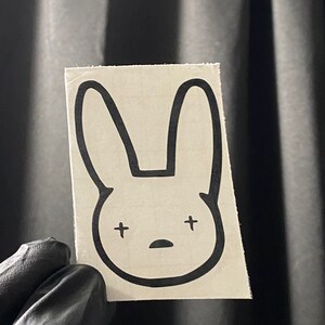 Bad Bunny Logo Decal Sticker | Evil Bunny | Bad | Bunny | - Etsy