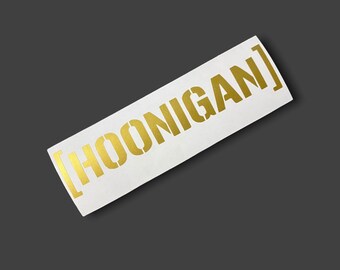 Red Hoonigan Decal | Etsy