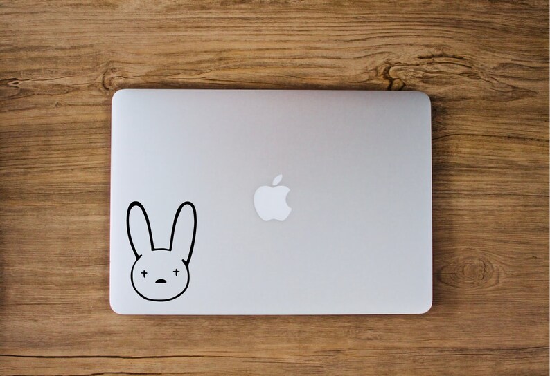 Bad Bunny Logo Decal Sticker Evil Bunny Bad Bunny - Etsy
