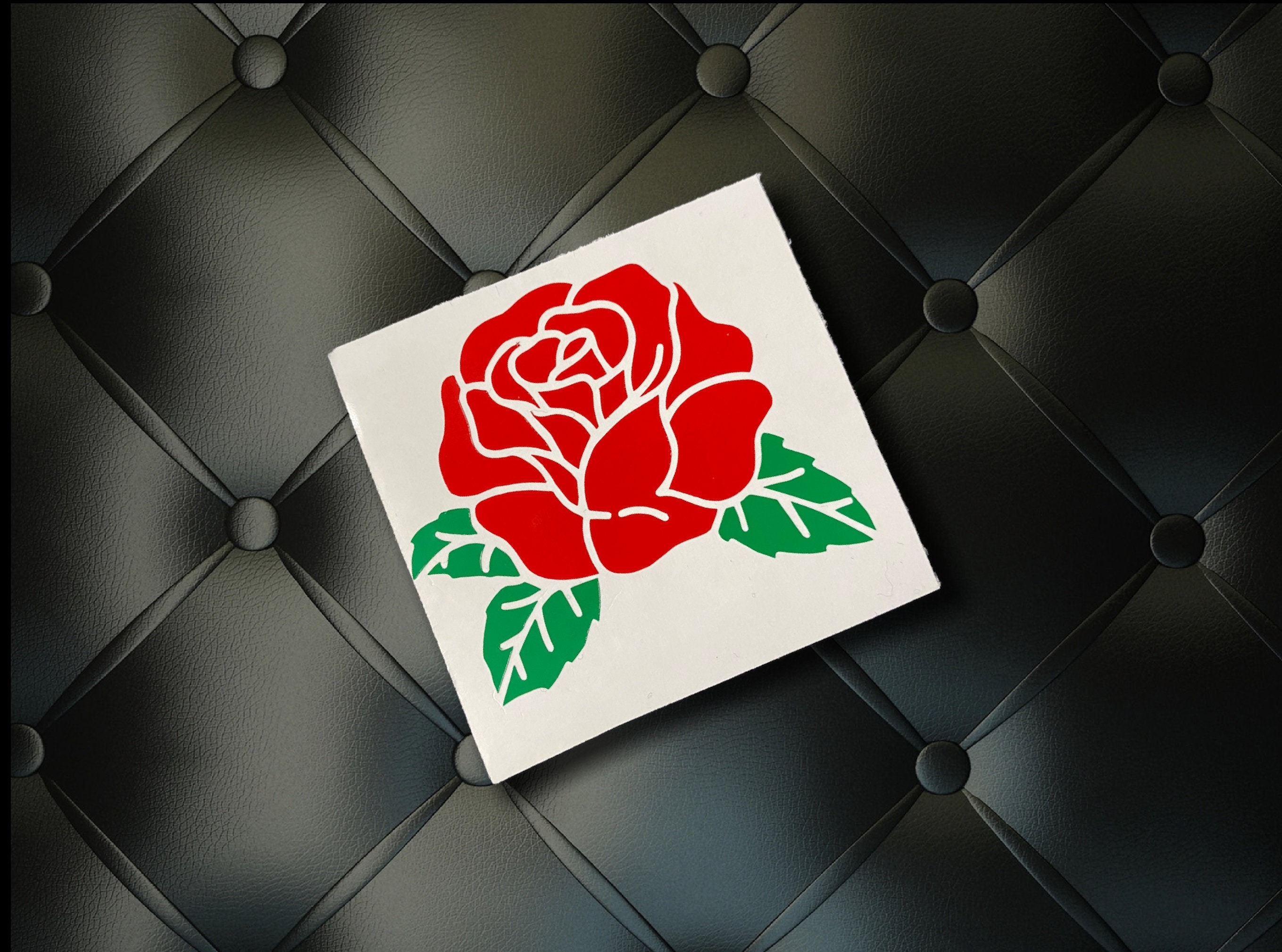 Rose Vinyl Decal Sticker Many Sizes Many Colors - Etsy