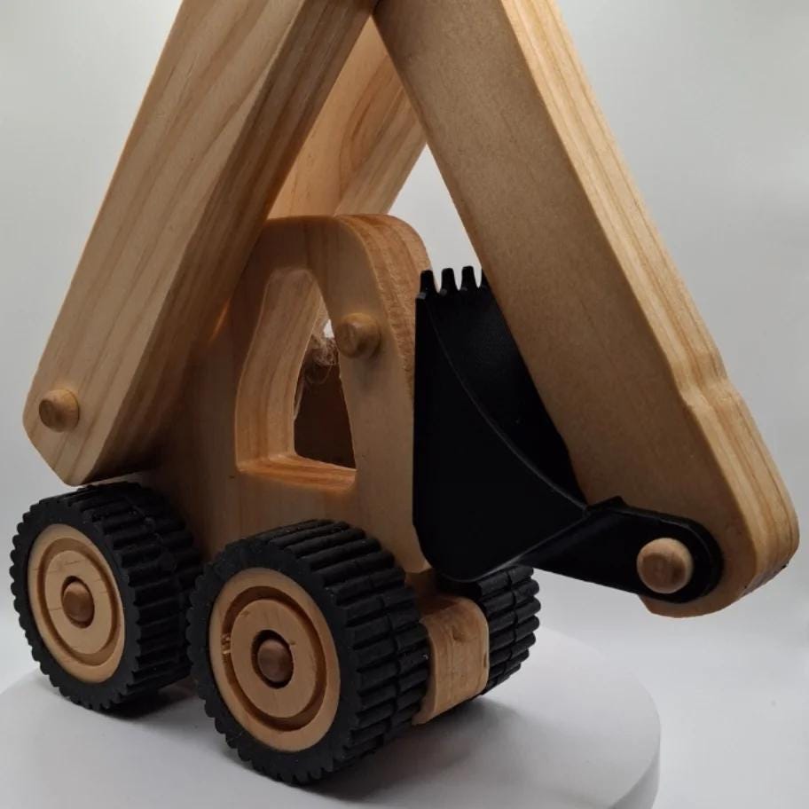 Excavator W/ Moving Arm - Etsy