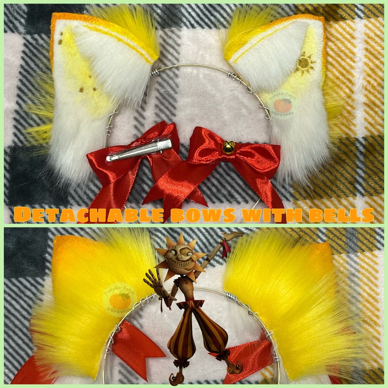 Pre-made and Ready to Ship | Faux Fur FNAF Security Breach Cosplay Ears ...