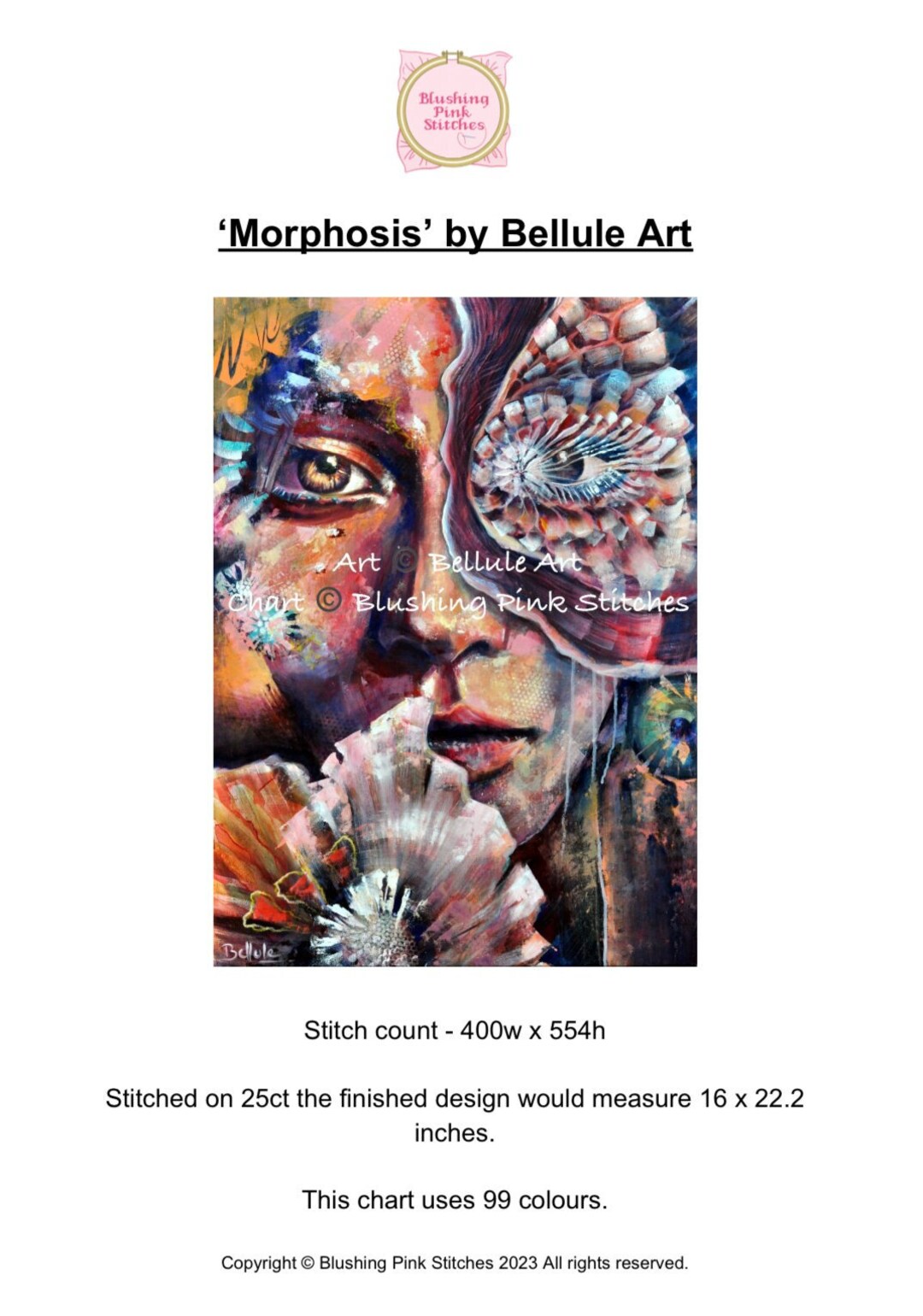 Morphosis Floral Cross Stitch Pattern Digital Pattern Pattern Keeper ...