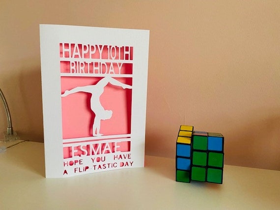 Happy Birthday gymnastics Card - Etsy UK