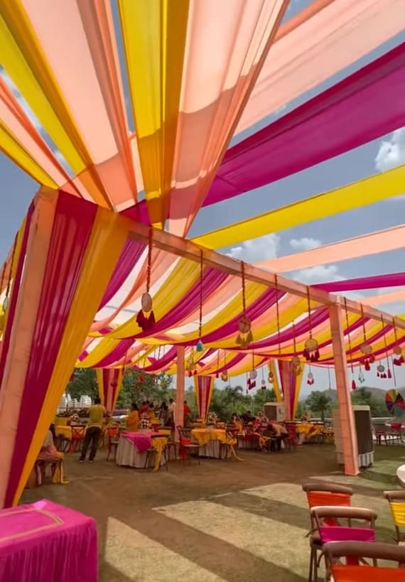 Indian Wedding Tent Decorations