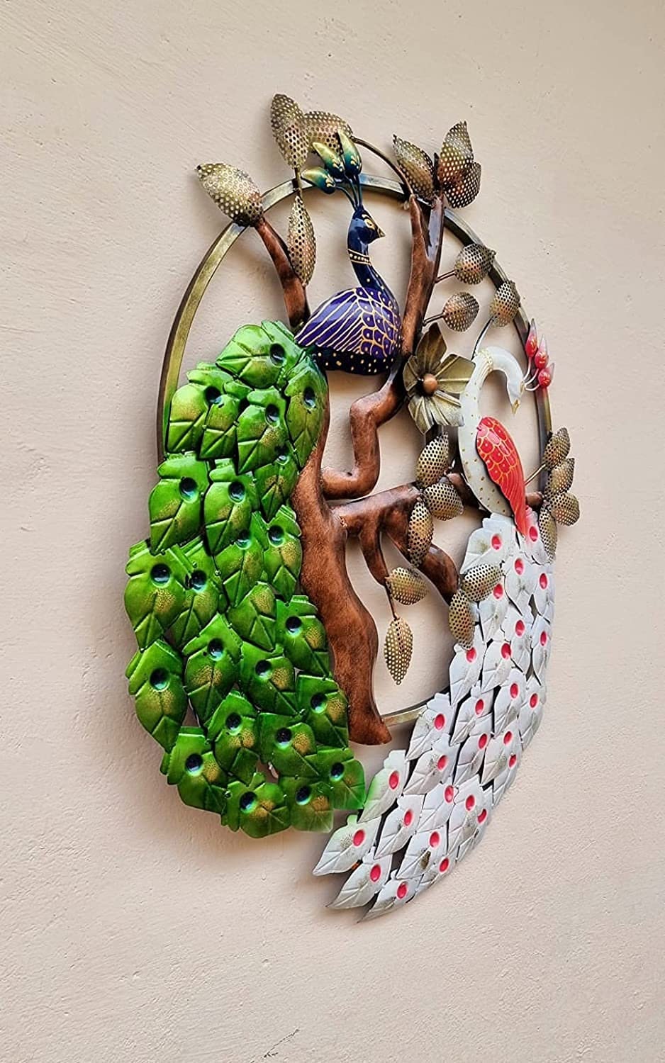 Metal Peacock Wall Decor Beautiful Wall Hanging For Home Etsy