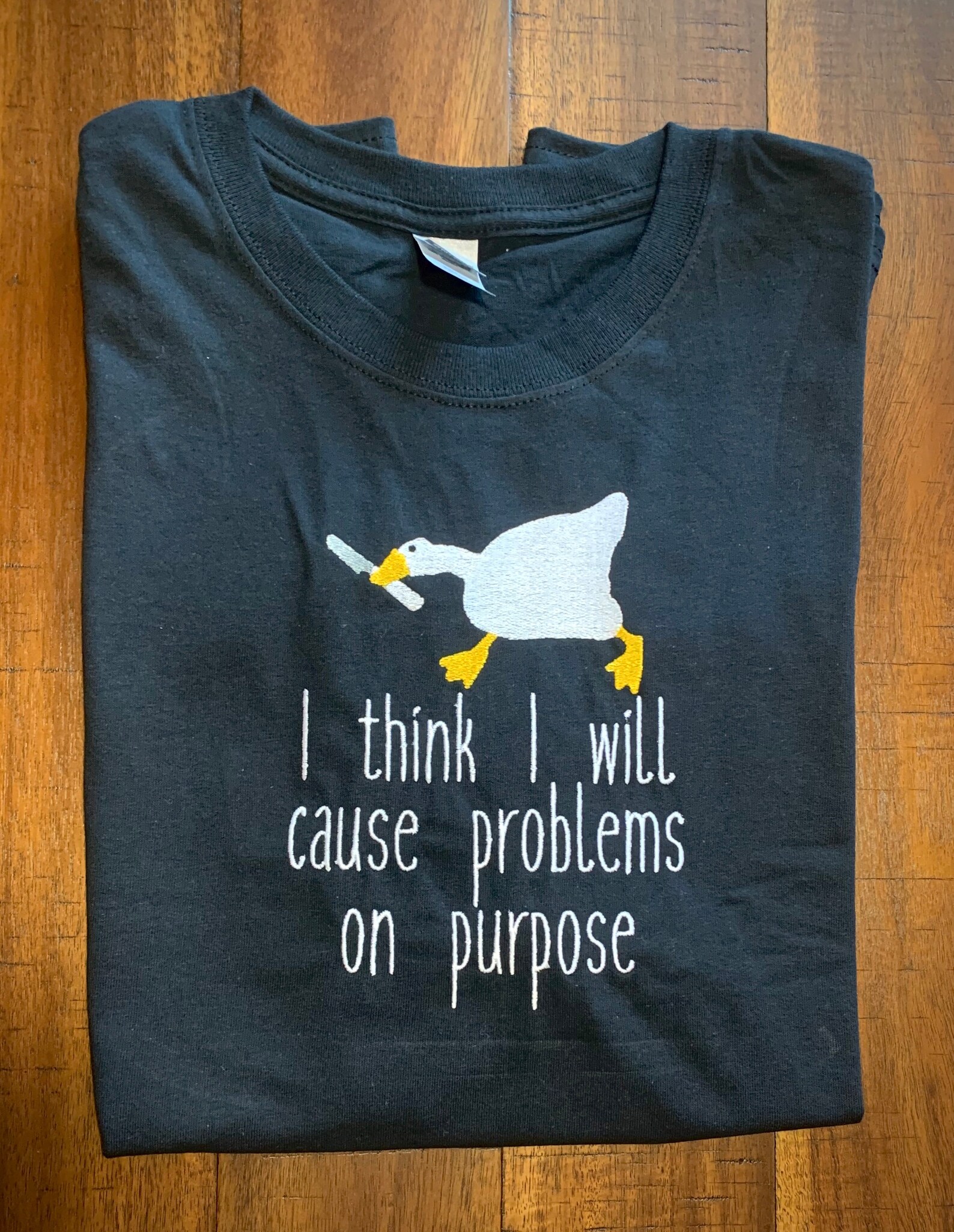 I Think I Will Cause Problems on Purpose Crewneck Sweatshirt | Etsy