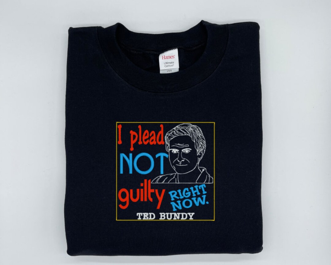 Ted Bundy Custom Embroidered Crewneck, Crime Lover, Gift for Crime ...