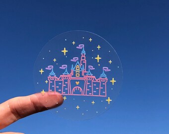 Disneyland Castle Sticker - Etsy