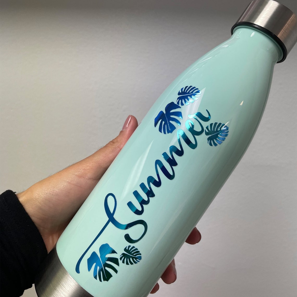 Clear personalized water bottle custom made name text | Etsy Clear personalized water bottle custom made name text | Etsy